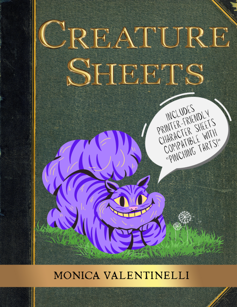 New Releases! Pinching Tarts RPG and Creature Sheets Accessory | www ...
